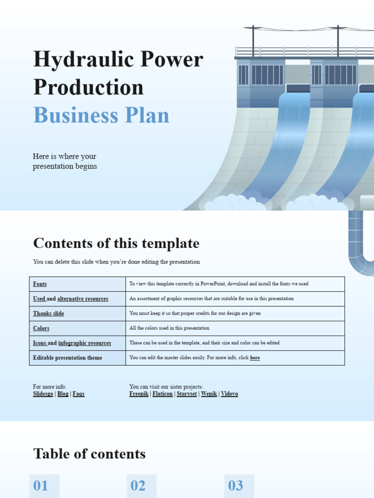 Hydraulic Power Production Business Plan | PDF | Planets | Solar System