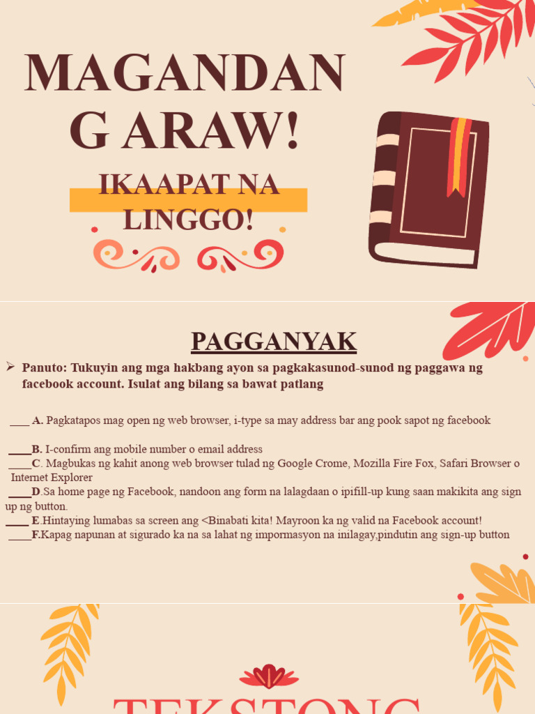 Week 4 Pagbasa at Pag Sulat | PDF