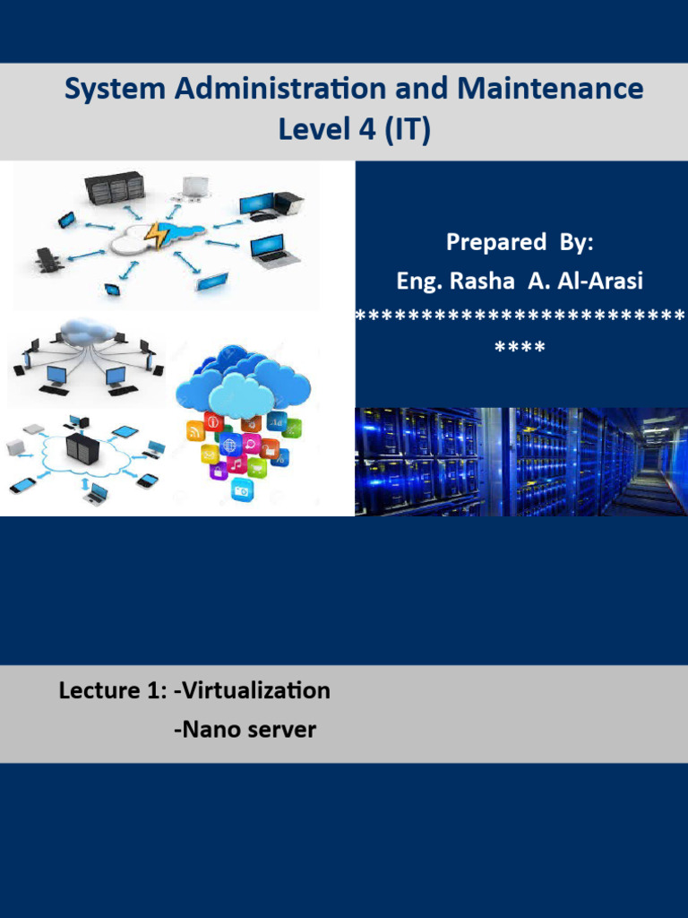Lecture 1 Virtualization Pdf Virtualization Hyper V