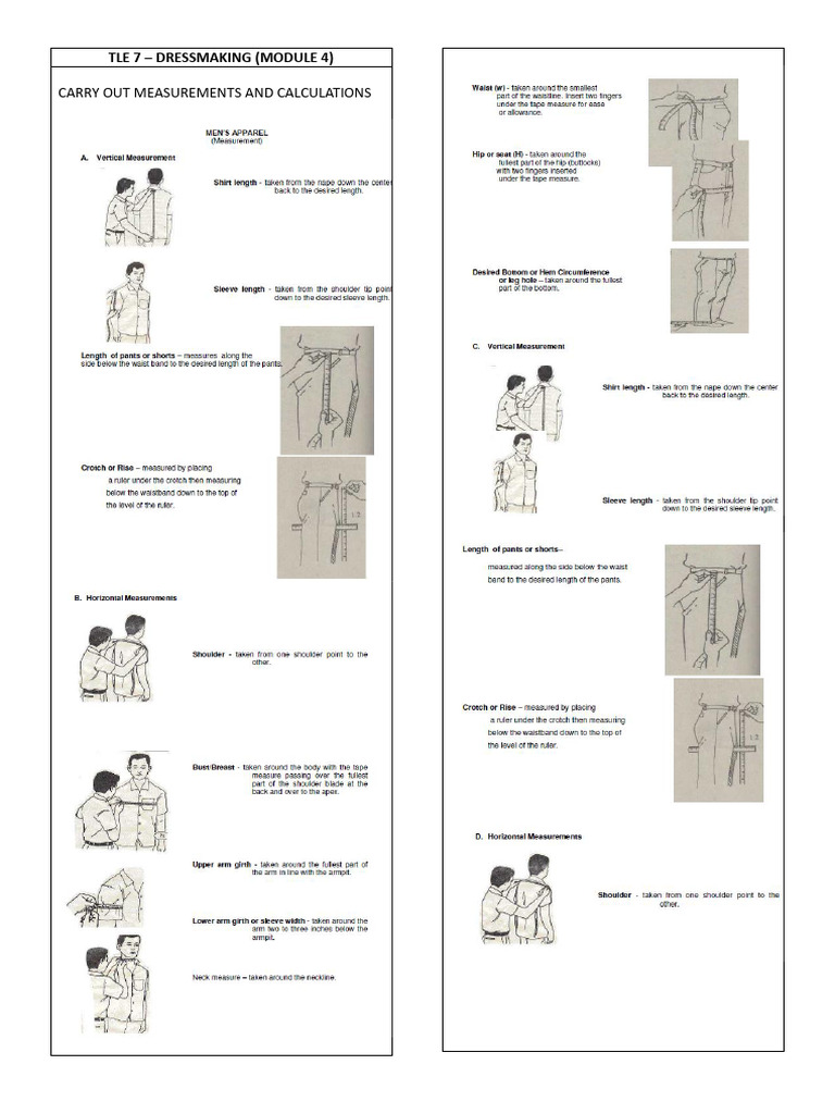 Tle 7-Module 4 | PDF | Measurement | Metrology