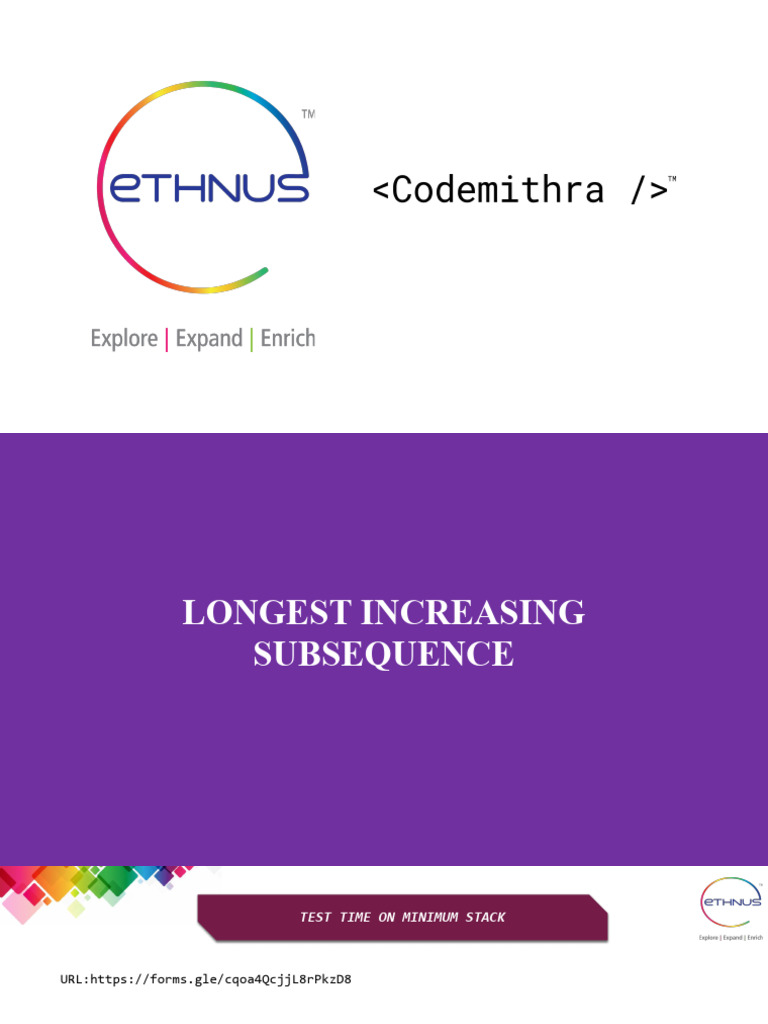 30-Longest Increasing Subsequence-22-03-2024 | PDF | Software Engineering | Mathematical Logic