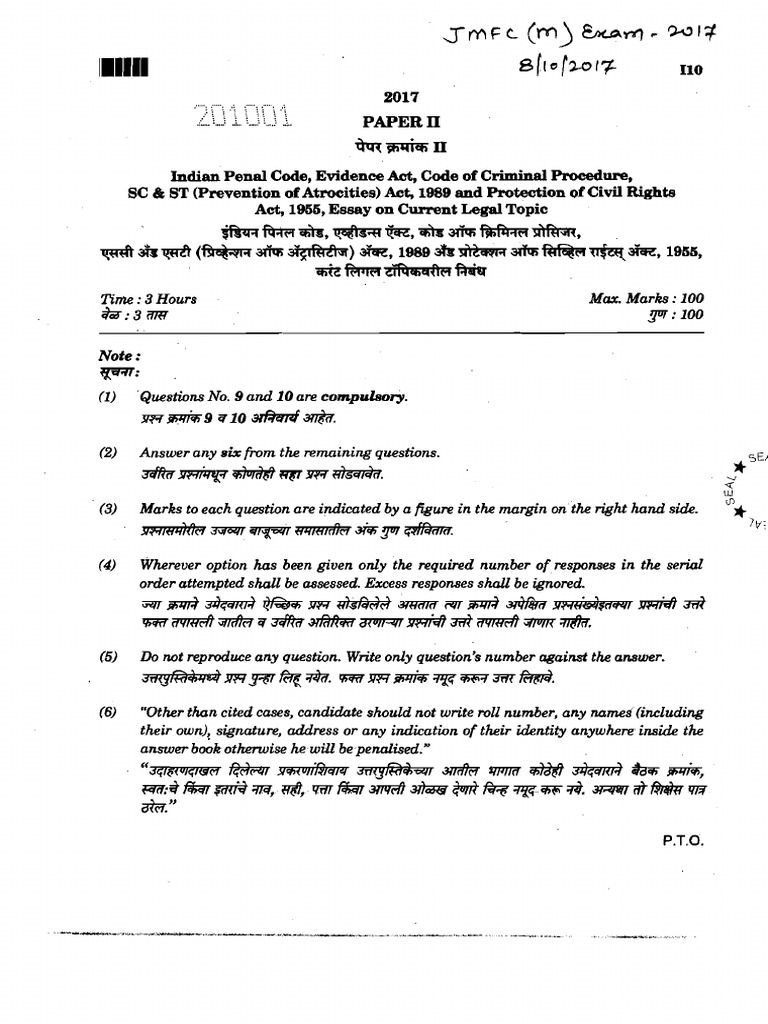 Criminal Law Exam Questions and Guidelines | PDF | Government | Legal ...