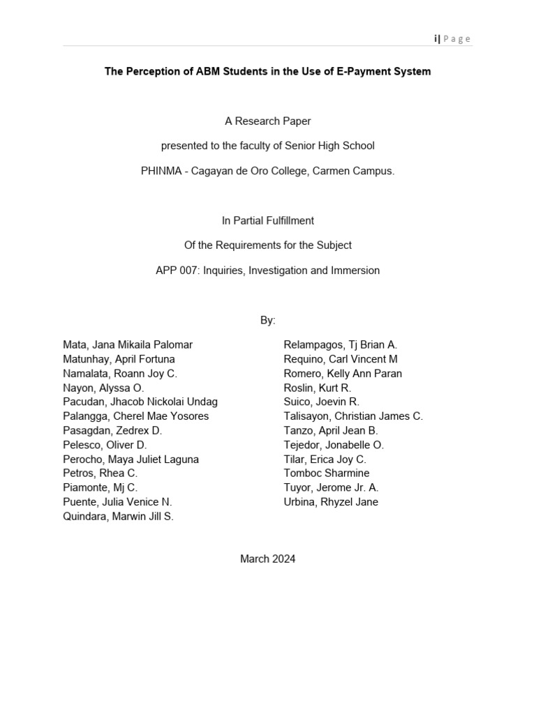 GROUP 2 FB1 G12 04 ABM CHAPTER 1 5 - FINAL - FINAL - Na Gyd - For Real - Docx Pa Print Na | PDF ...