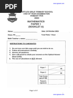 N Level Math Practice Exam Paper 2017 | PDF