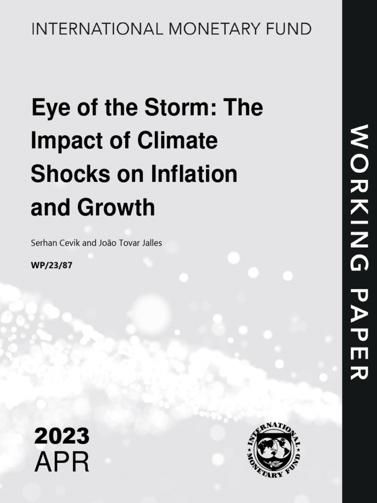 The Impact of Climate Shocks On Inflation and Growth | Download Free ...