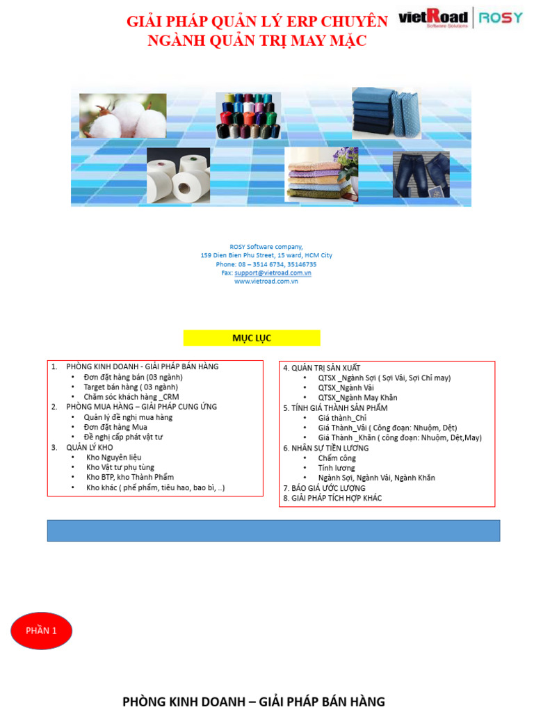 GPTT-ROSY - CHUYEN NGANH MAY MẶC | PDF