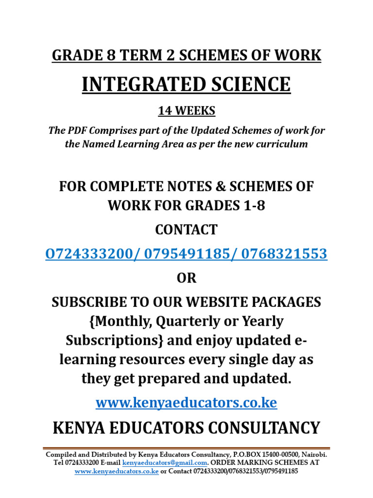 G8 T2 Int Sci Updated Sow | PDF | Learning | Cell (Biology)