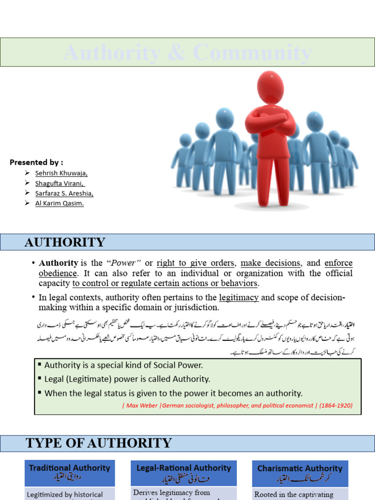 Understanding Authority and Community Types | PDF | Community ...