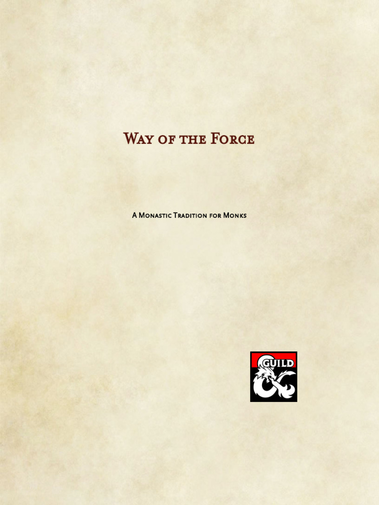 1475855-Way of The Force | PDF