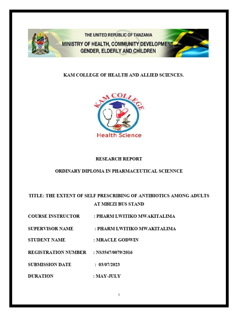 Miracle Report | PDF | Antimicrobial Resistance | Sampling (Statistics)