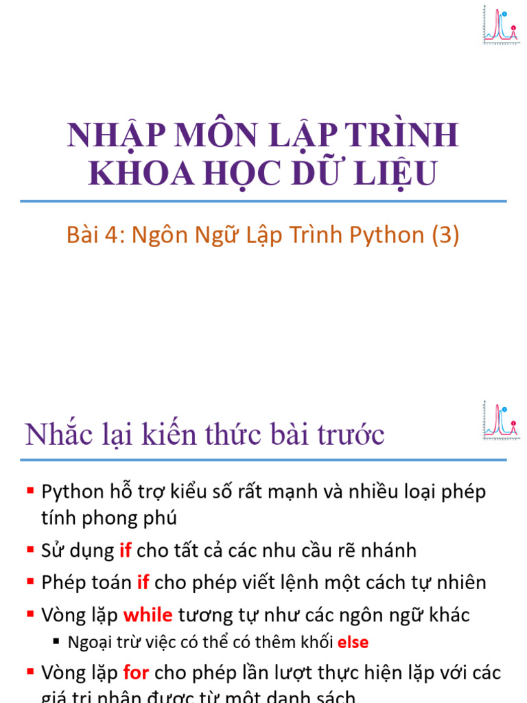 Nhap Mon KHDL - 04 | PDF