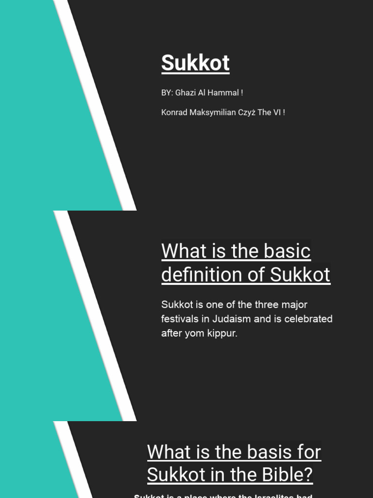 Sukkot | PDF