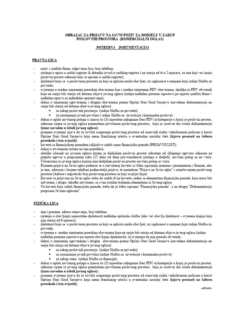 OBRAZAC - KOMERCIJALNI (03ćvfr | PDF