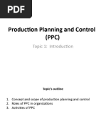 CHAPTER 1 Introduction of PPIC | PDF | Inventory | Resource