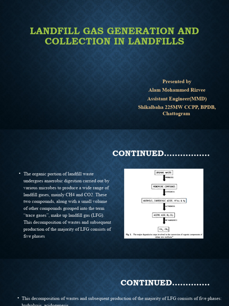 Landfill Gas Generation & Collection System - Final | PDF | Landfill ...