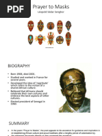 Prayer To Masks Full Analysis | PDF