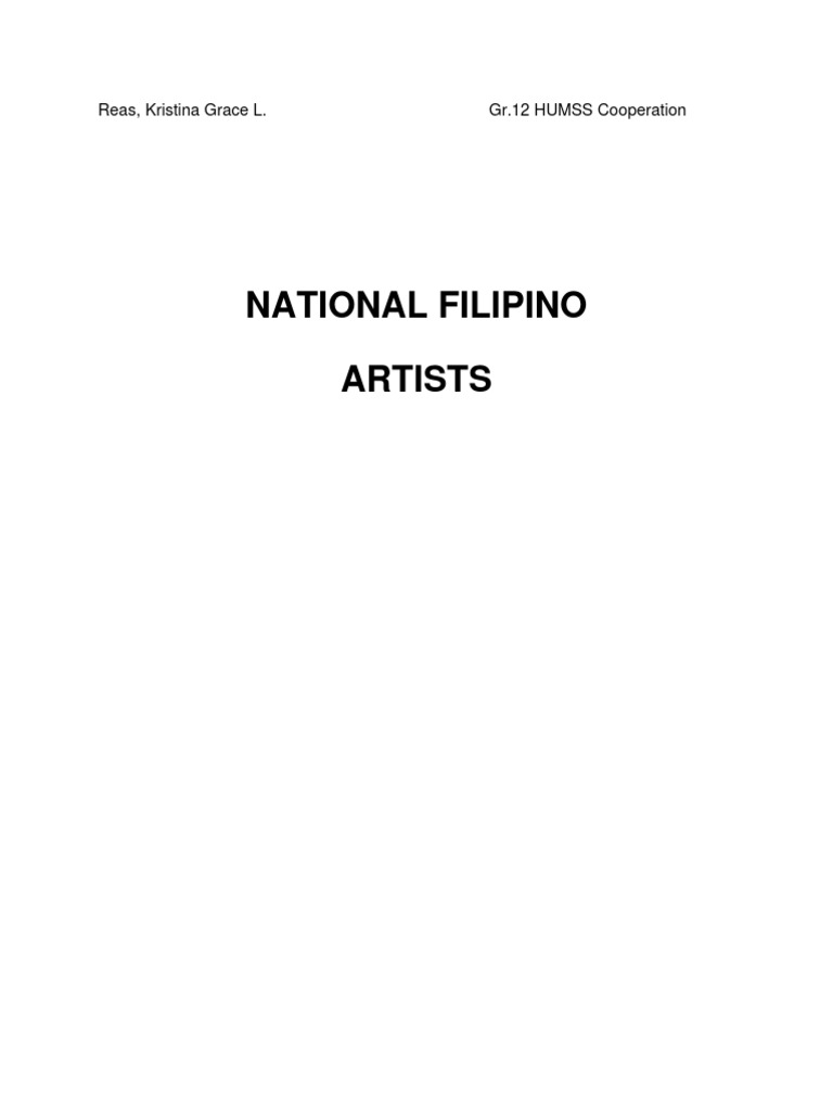 REAS National Biography | PDF | Philippines
