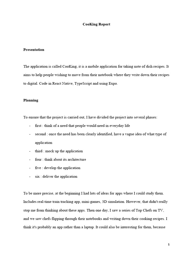 CooKing Report-2 | PDF | Password | User (Computing)