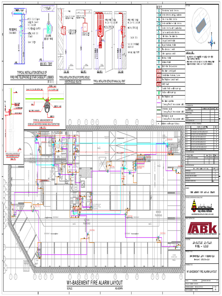W1-Basement Fire Alarm Layout-Rev-0 | PDF | Fires | Safety