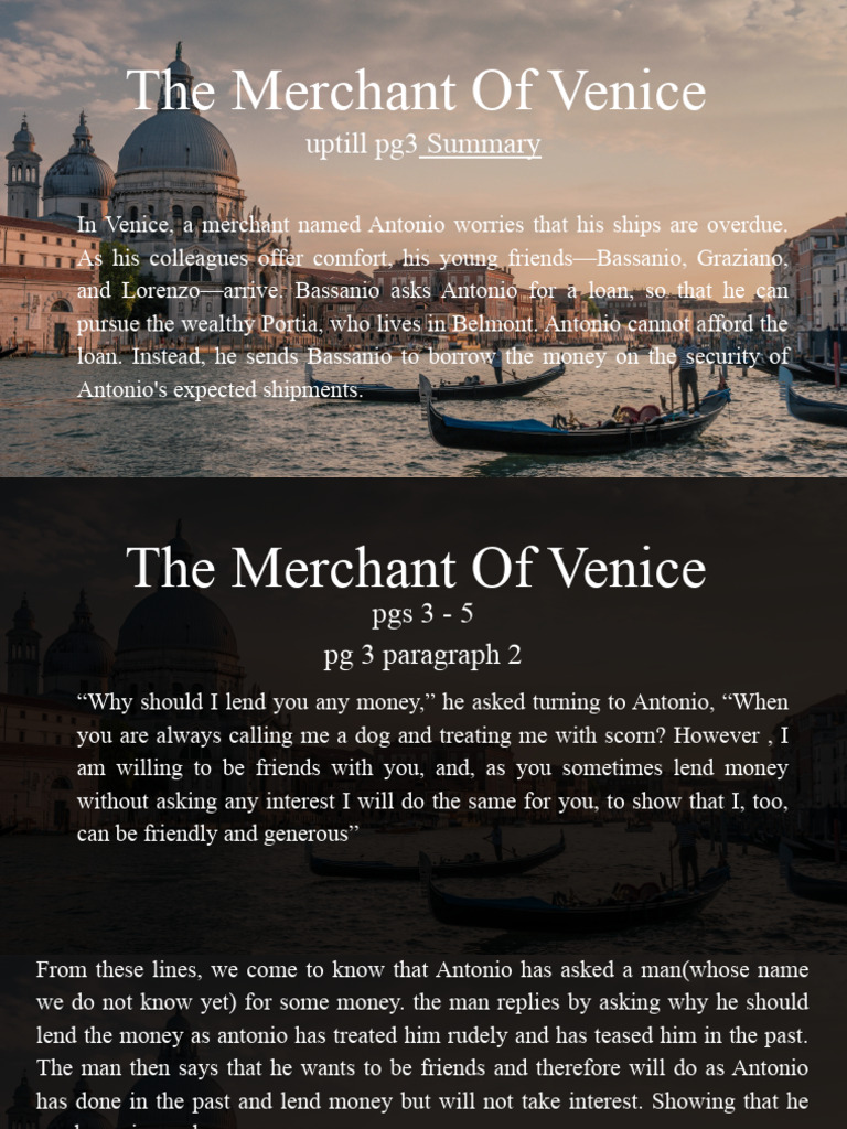 The Merchant of Venice | PDF | The Merchant Of Venice | Plays Adapted Into Films