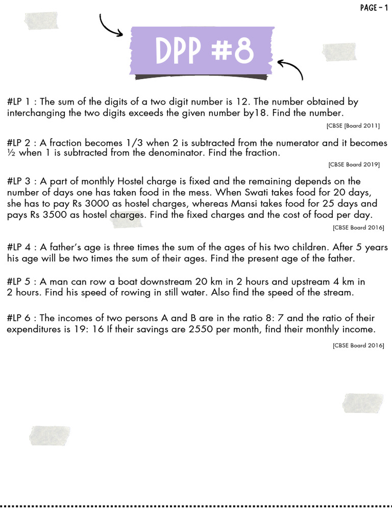 Assignment Class 10 | PDF