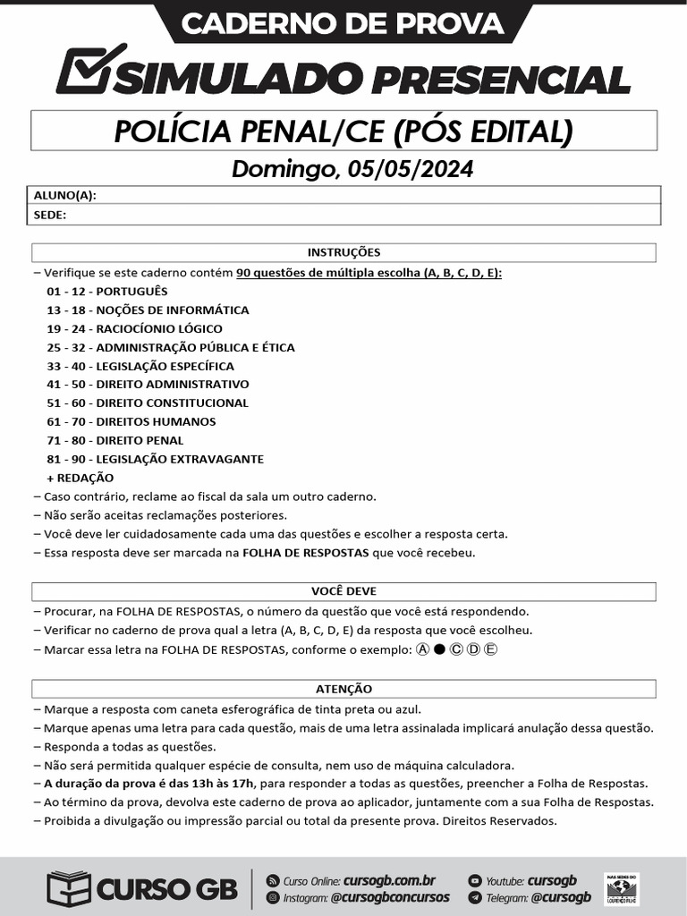 05-05 - Ppce - Simulado | PDF | Confucionismo | Confúcio