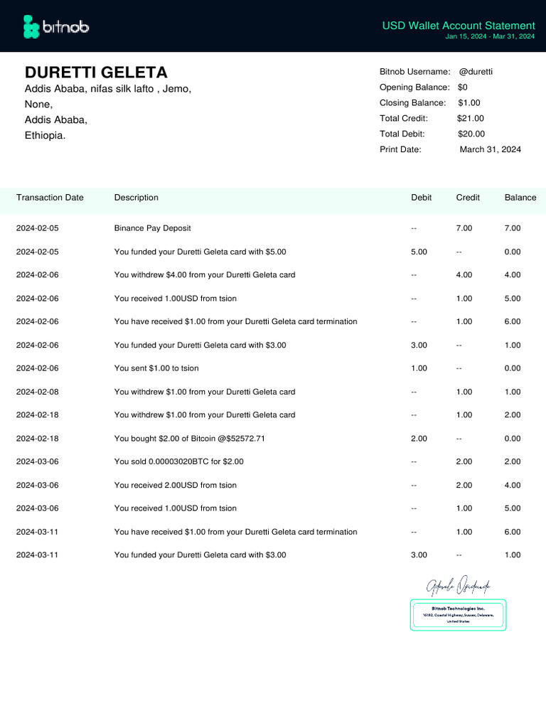 Statement of Account | PDF | Credit Card | Bitcoin