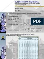 Metode Log Pearson Tipe III untuk Hujan | PDF | Metode & Bahan Ajar