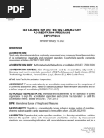 A2LA Calibration Program Overview | PDF | Calibration | Metrology