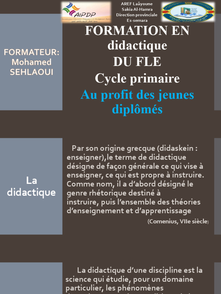 Didactique Et Pédagogie | PDF | Pédagogie | Apprentissage