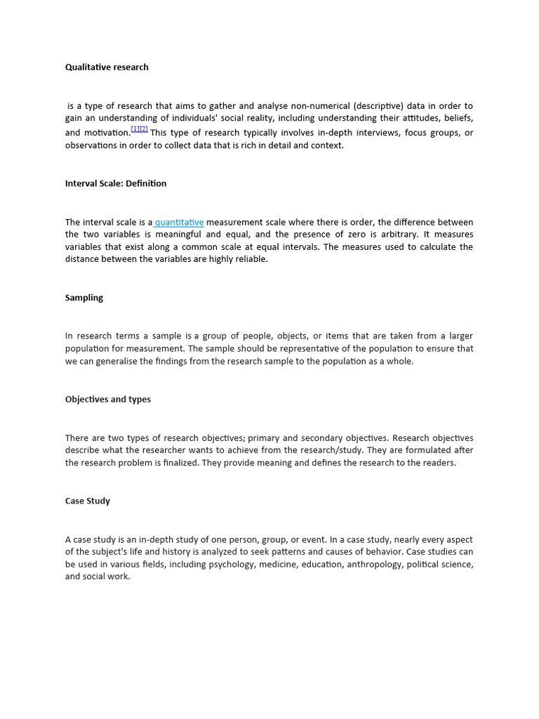 Research Methodology | PDF | Type I And Type Ii Errors | Sampling ...