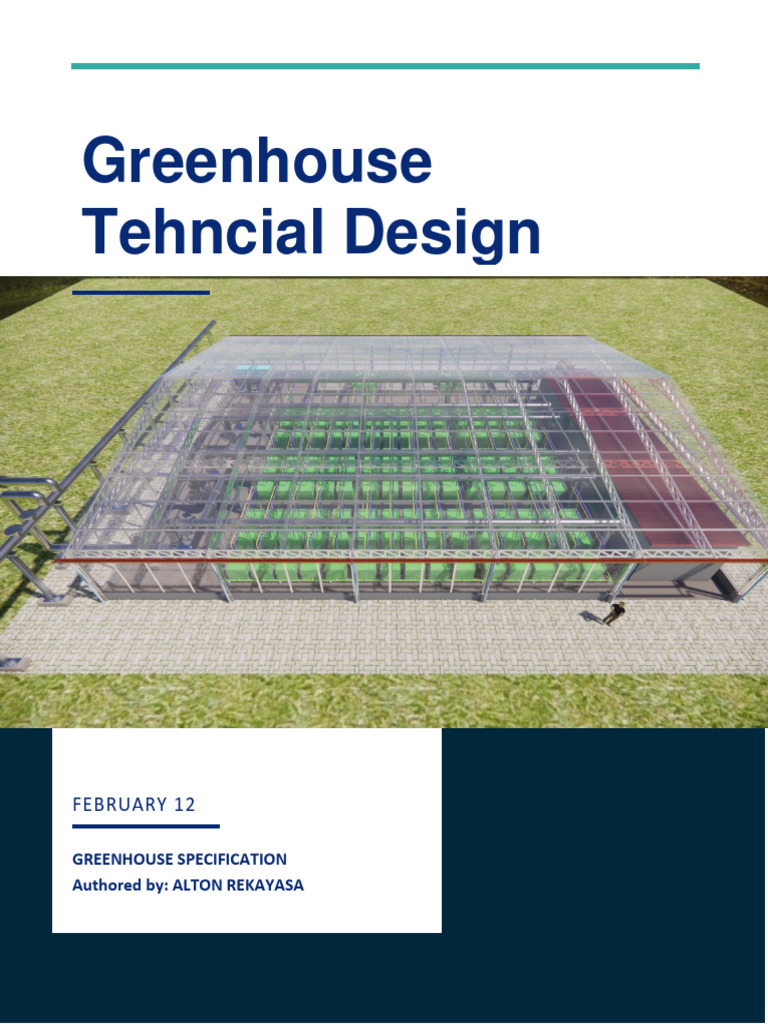 Greenhouse Specification | PDF