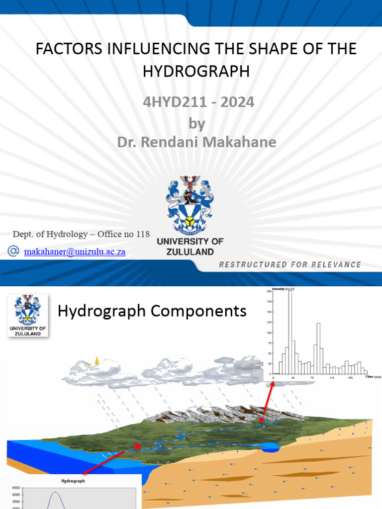 4hyd211 - Hydrograph Factors | PDF | Groundwater | Surface Runoff