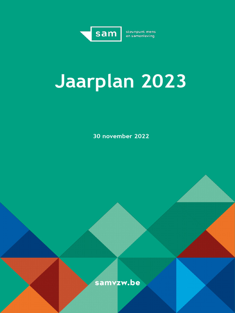 SAM Jaarplan 2023 Ondersteuning SAAMO | PDF