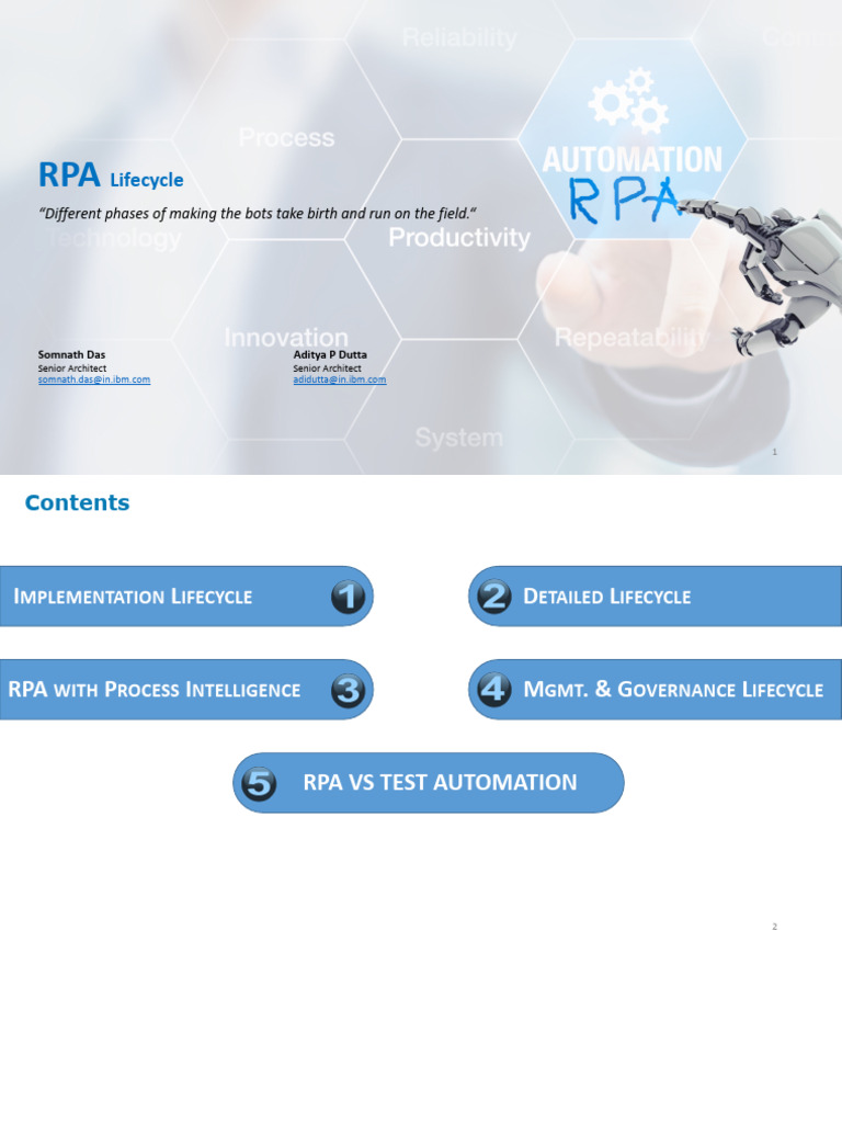 RPA Lifecycle | Download Free PDF | Software Development Process ...
