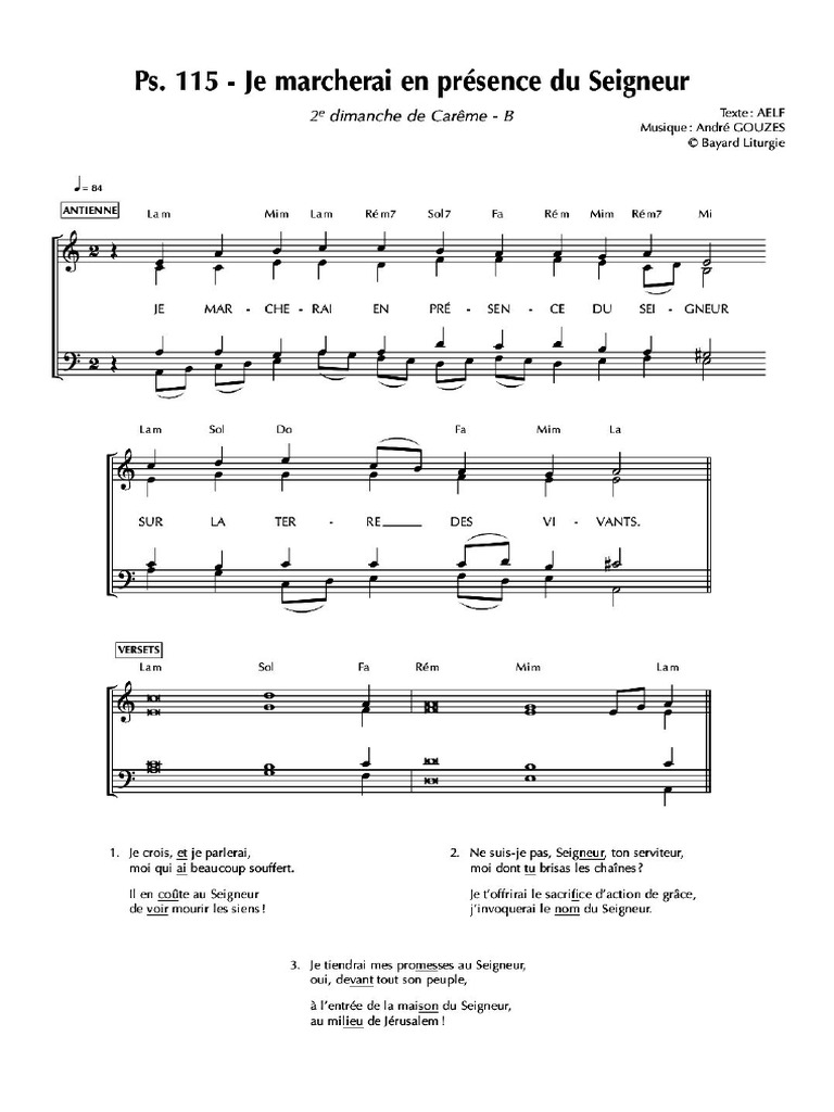 Psaume 115 | PDF