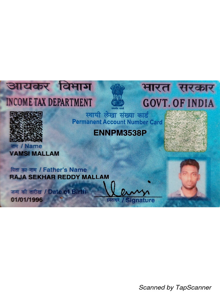 Pan Card - ID | PDF