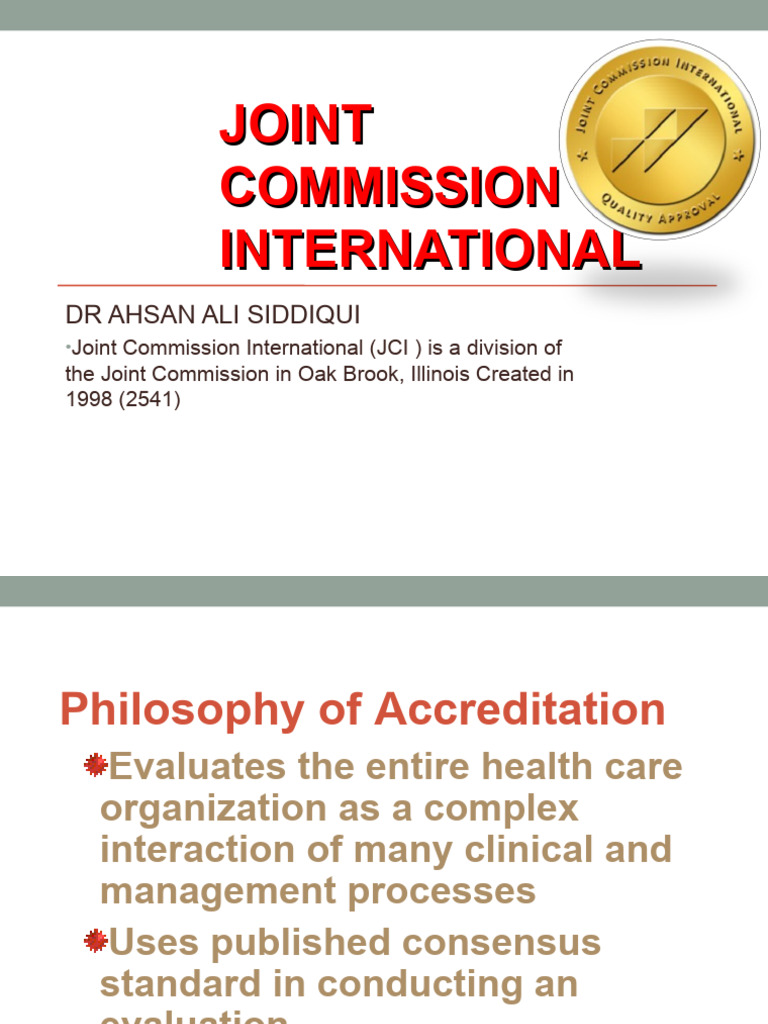Joint Commission International | PDF | Palliative Care | Joint Commission