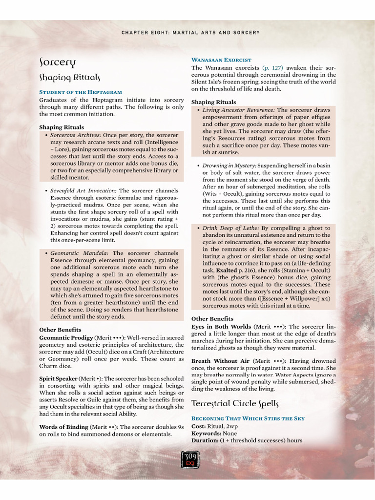 Sorcery 01 | PDF