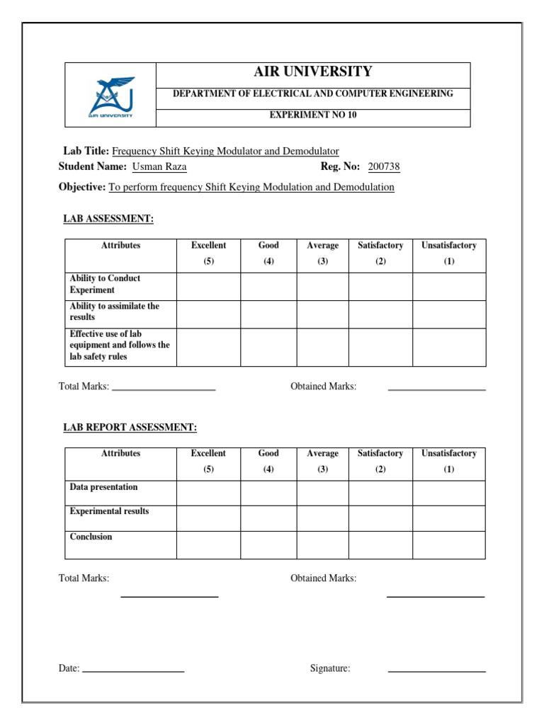 Lab No 10 ADC | PDF | Modulation | Frequency Modulation