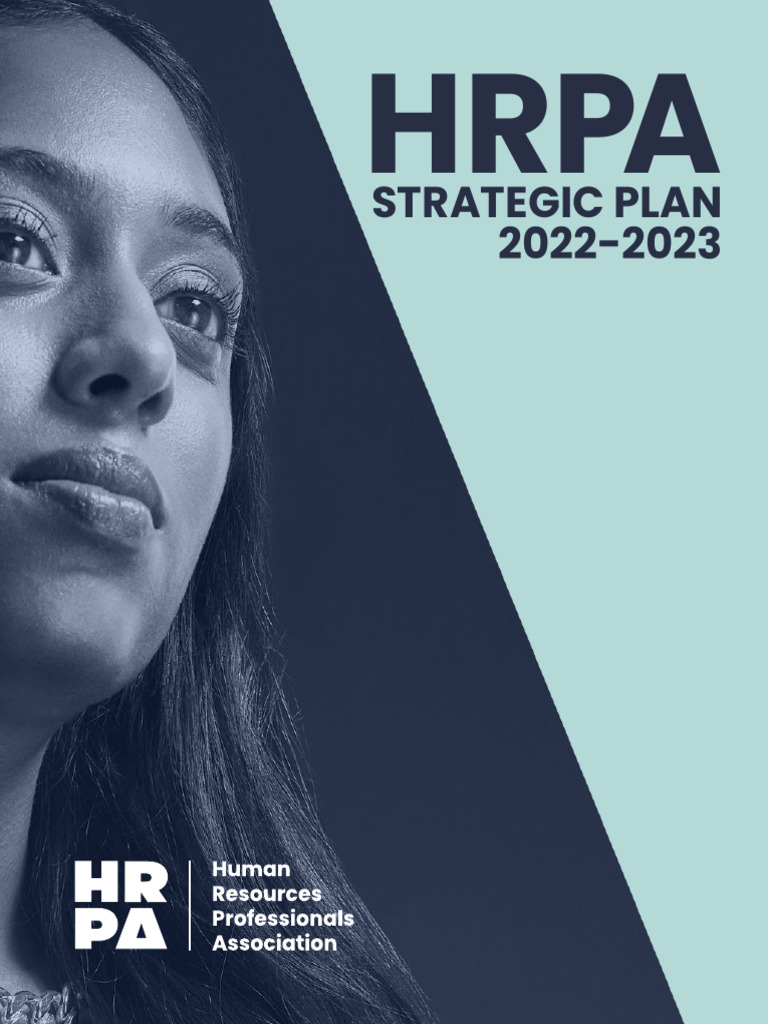 HRPA 2022 2023 Strategy Plan Accessible | PDF | Strategic Planning ...