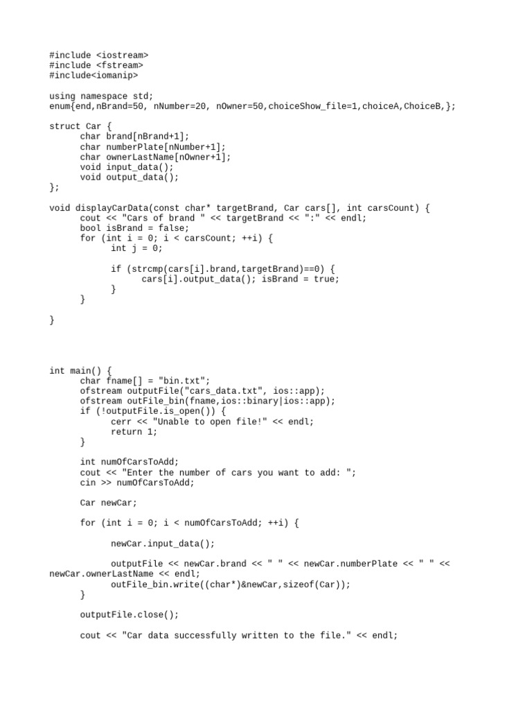 Lab7 2 | PDF | Computer Programming | C++