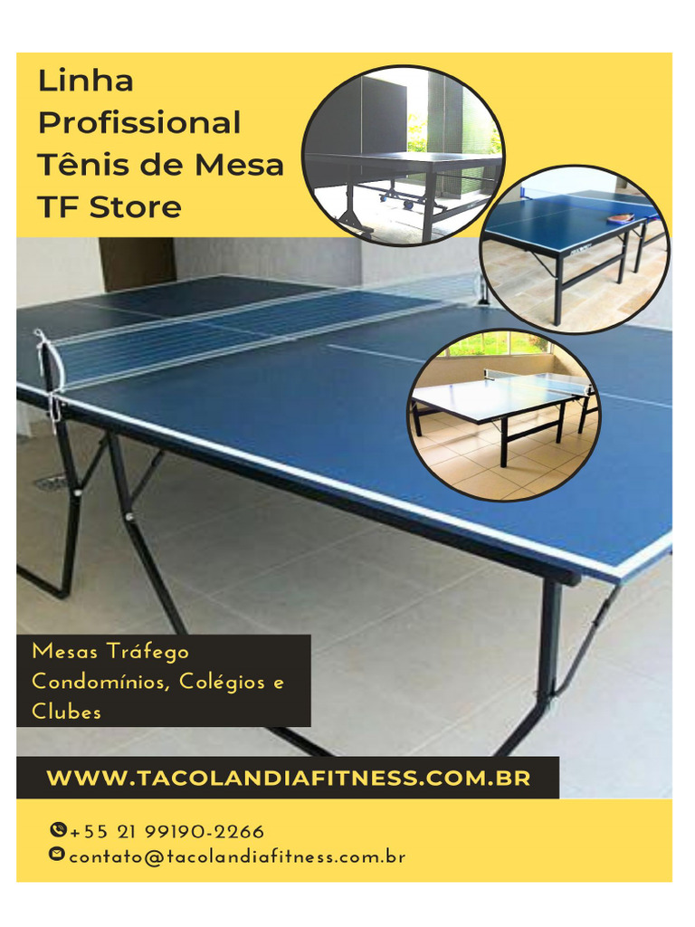 01 Linha Tenis de Mesa + Mini Mesa | PDF
