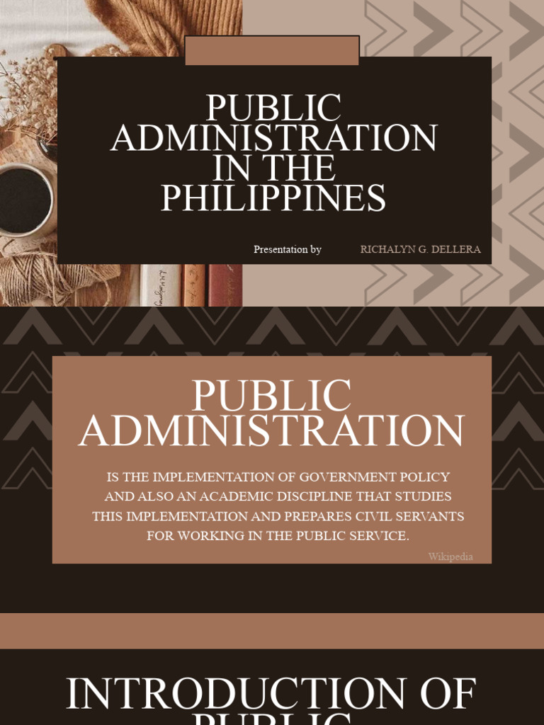 Public Administration in The Philippines | PDF | Public Administration ...
