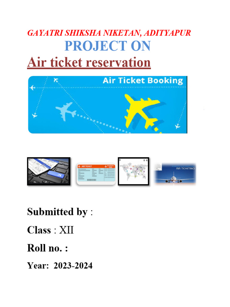 Air Ticket Reservation | PDF | Databases | Computing