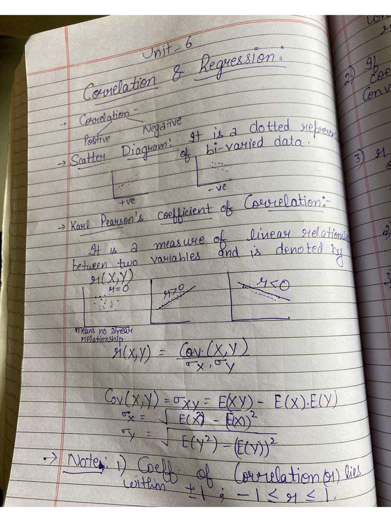 Maths Unit 6 Notes | PDF