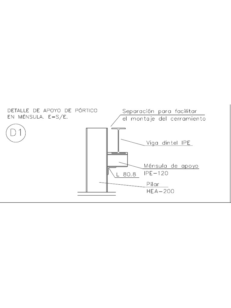 Detalle Mensula Estructura | PDF