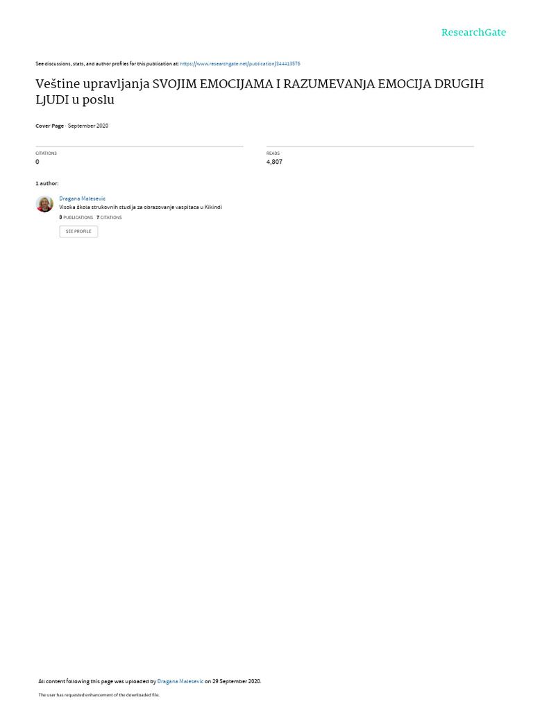 Vestine Upravljanja Svojim Emocijama I Razumevanja Emocija Drugih Ljudi ...