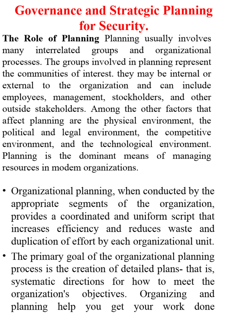 SPGUNIT3 | PDF | Information Security | Governance