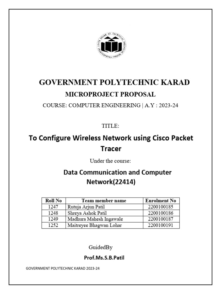 DCC Proposal Final | PDF | Computer Network | Wireless Lan